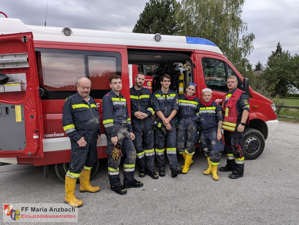 FF unterstützt bei Hochwassereinsatz in Neulengbach - FF Maria Anzbach